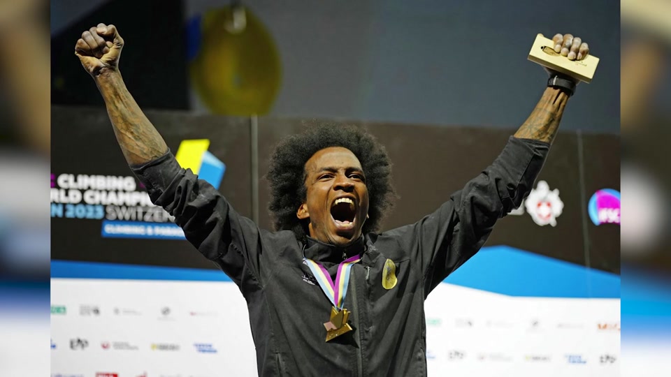 Mickaël MAWEM, un colmarien champion du monde d’escalade